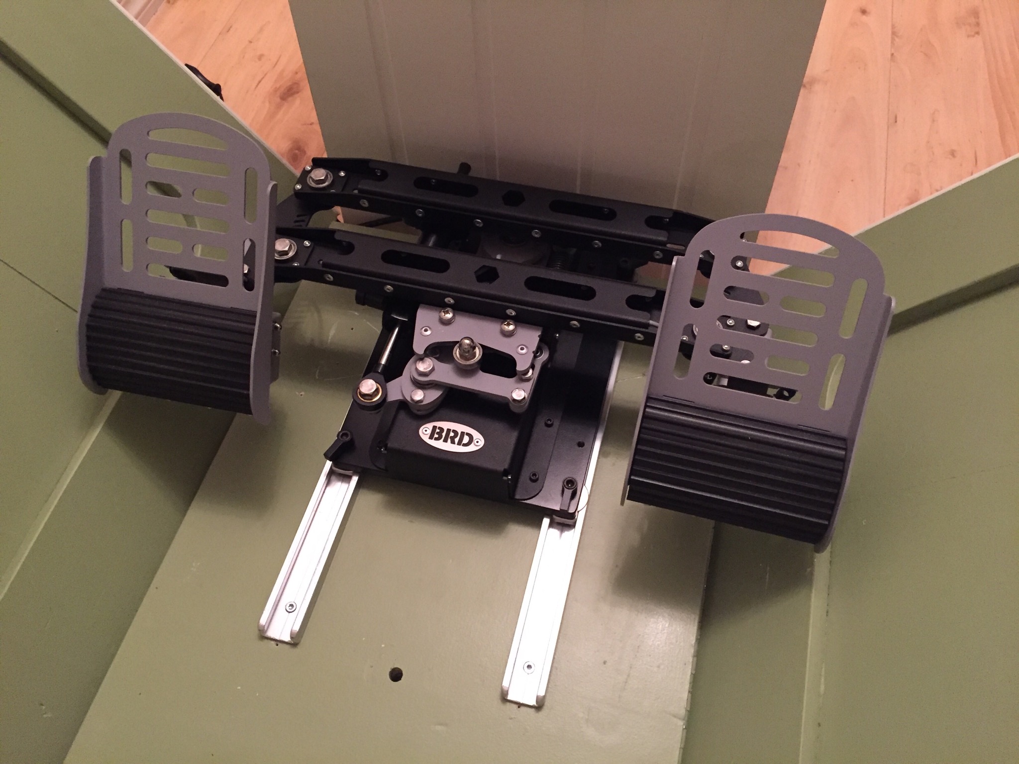 DIY Adjustable rudder pedal mount. - Hardware & Tech Questions ...